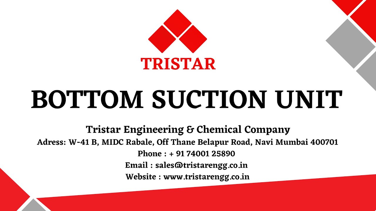 Bottom Suction Unit for removing water from underground fuel tanks ...