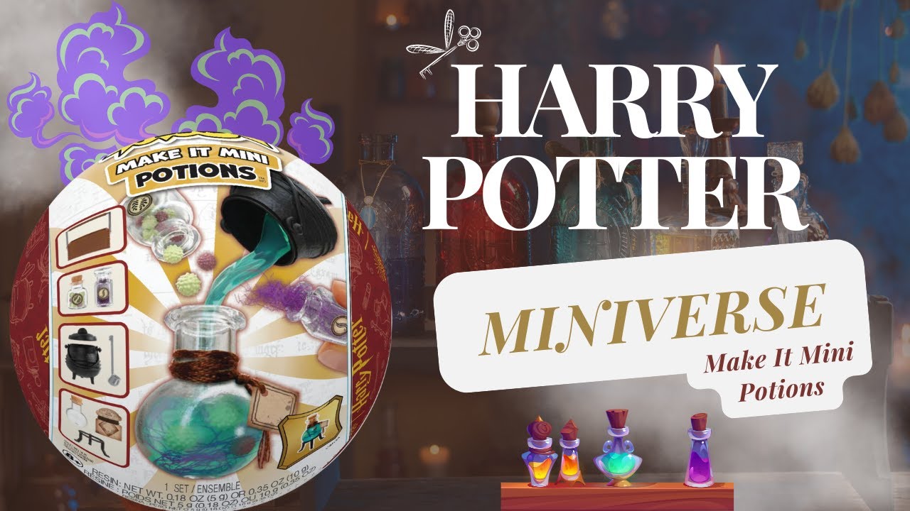 First Day of Potions: Unboxing & Brewing the HARRY POTTER | MINIVERSE ...