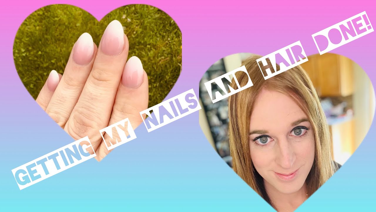 My first time getting my hair and nails done | Transgender mtf - YouTube