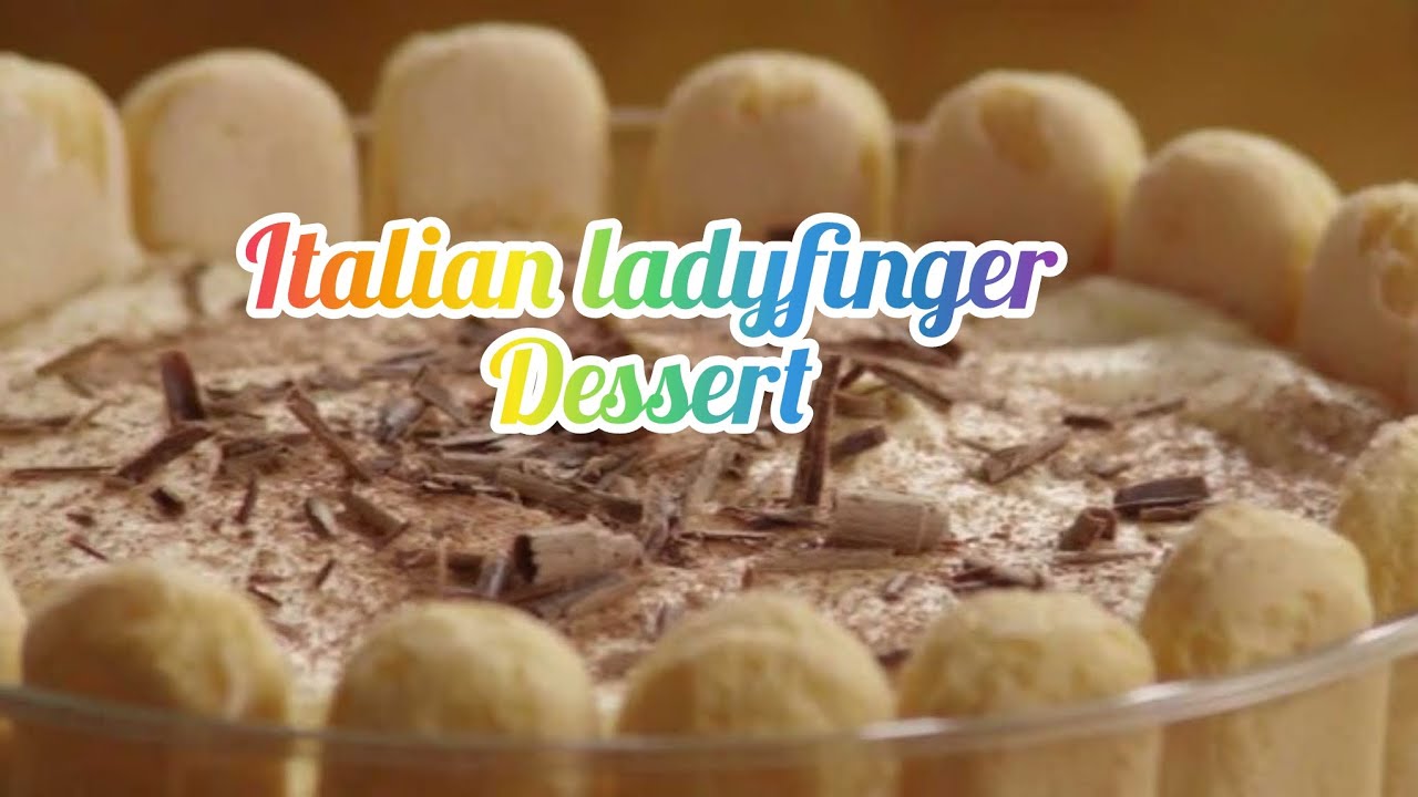 Italian lady finger dessert #viral #food #youtube #youtube #recipe # ...