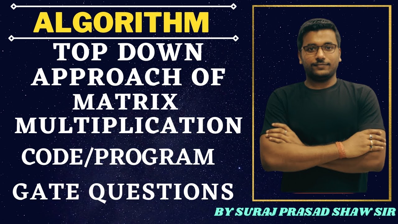 50 Top Down Dynamic Approach Of Matrix Multiplication |Code |Time ...
