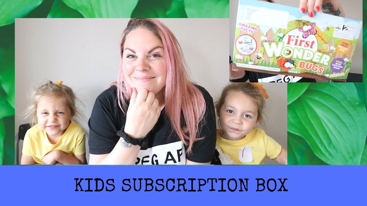 FIRST WONDER BOX - KIDS CRAFT BOX SUBSCRIPTION - YouTube