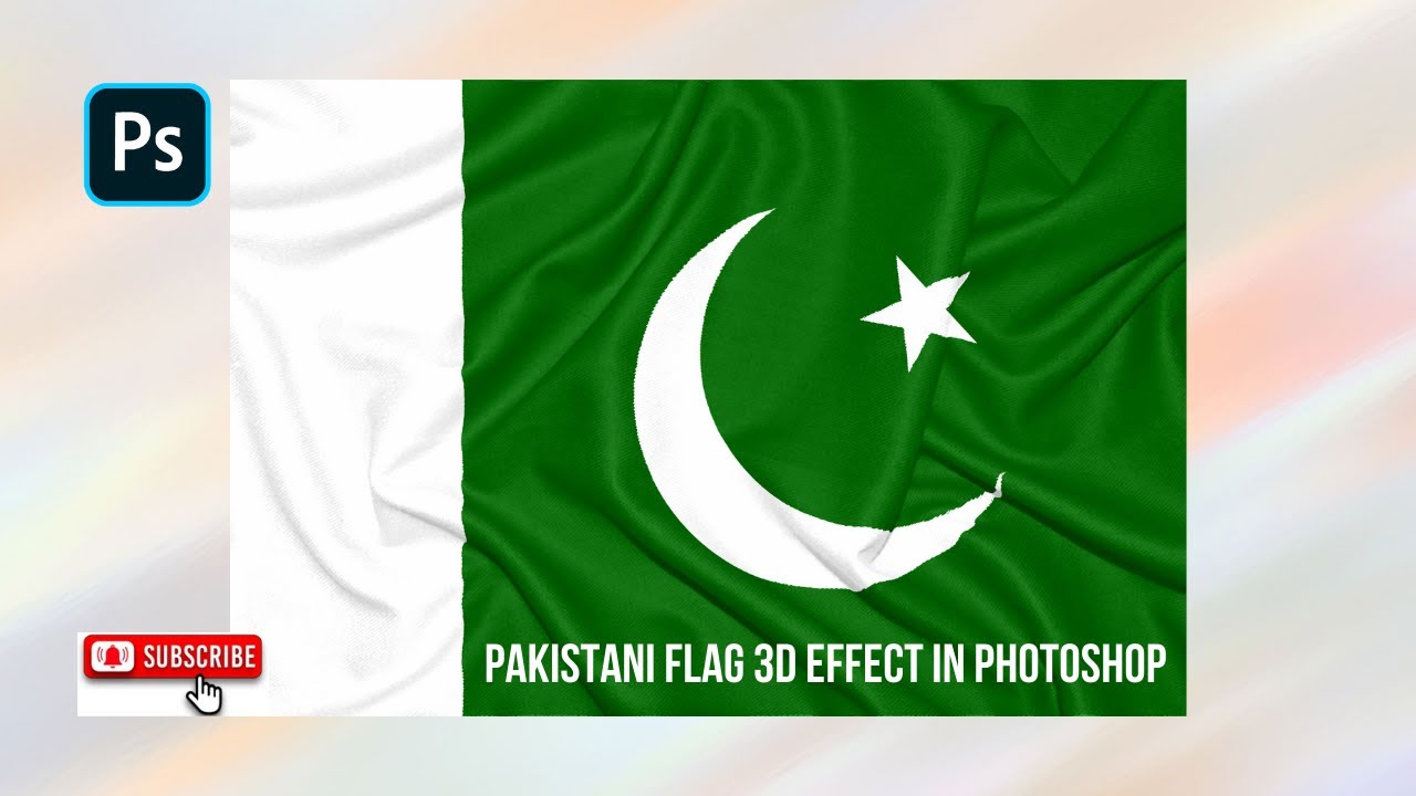 Flag 3D Effect in Photoshop | how to create 3d effect in photoshop |3d ...