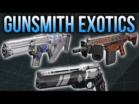 Destiny Gunsmith Exotics: How to Get Ace of Spades, Tlaloc, Fabian ...