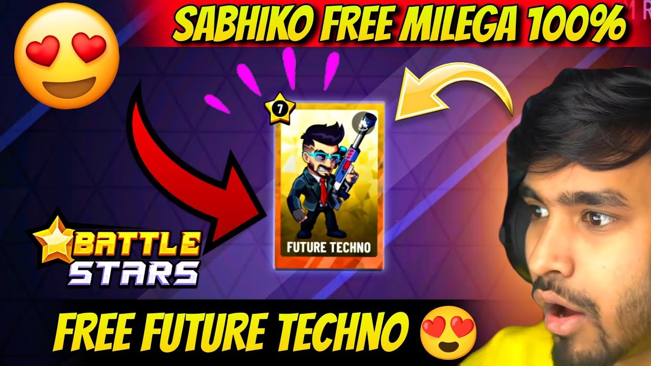Battle Stars | Free Future Techno Legendary Character for all, go and get it quickly. - YouTube