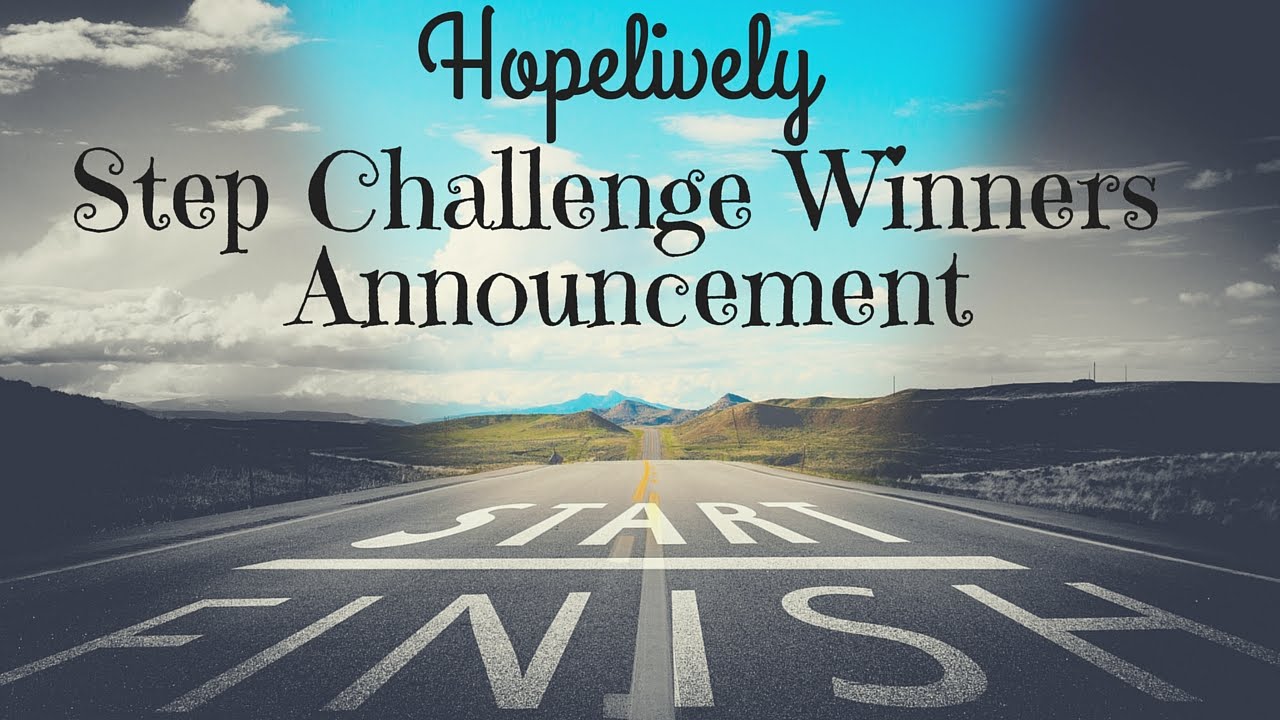 Hopelively Step Challenge Winners Announcement - YouTube