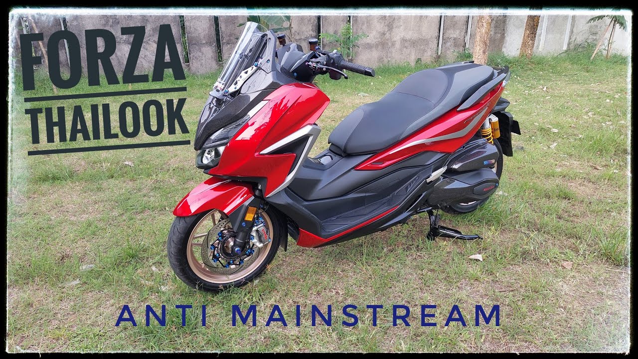 modifikasi honda forza anti mainstream konsep thailand look #thailook # ...