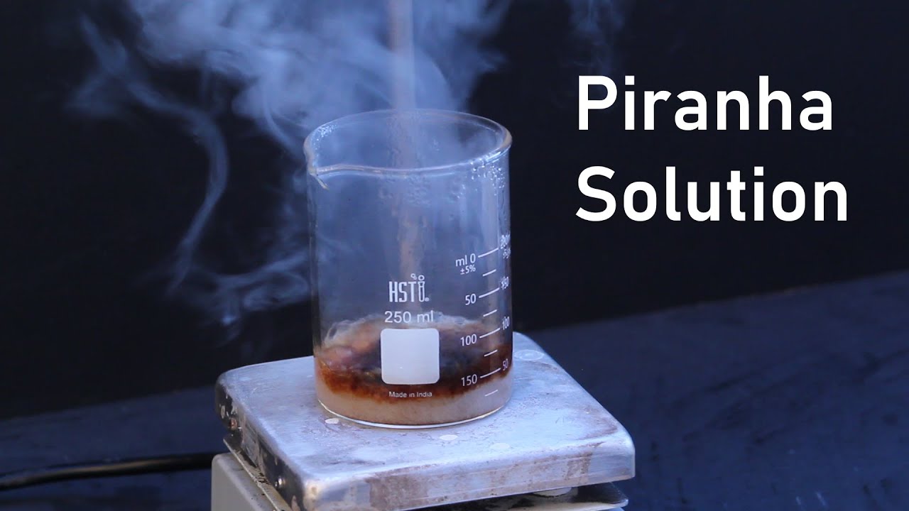 Making Corrosive Piranha Solution From Walmart Chemicals ...
