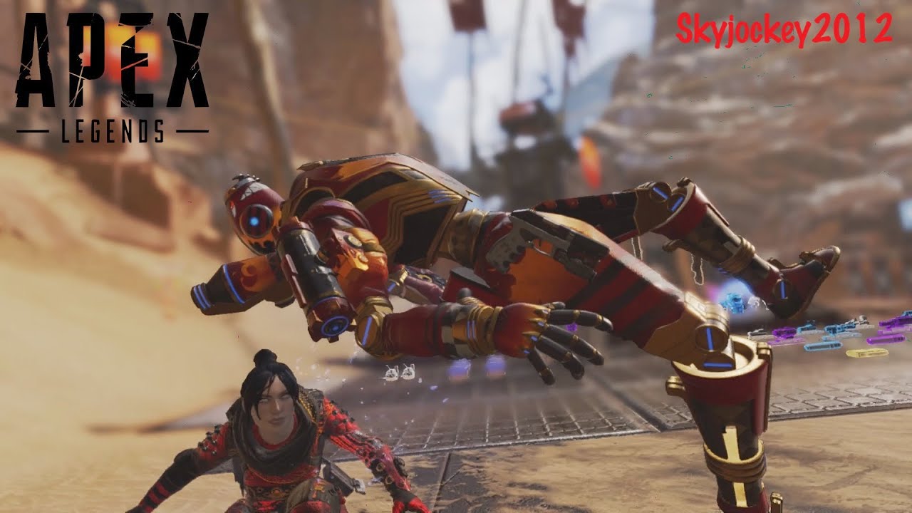 Apex legends all finishers on Pathfinder (Friendly Fire) - YouTube