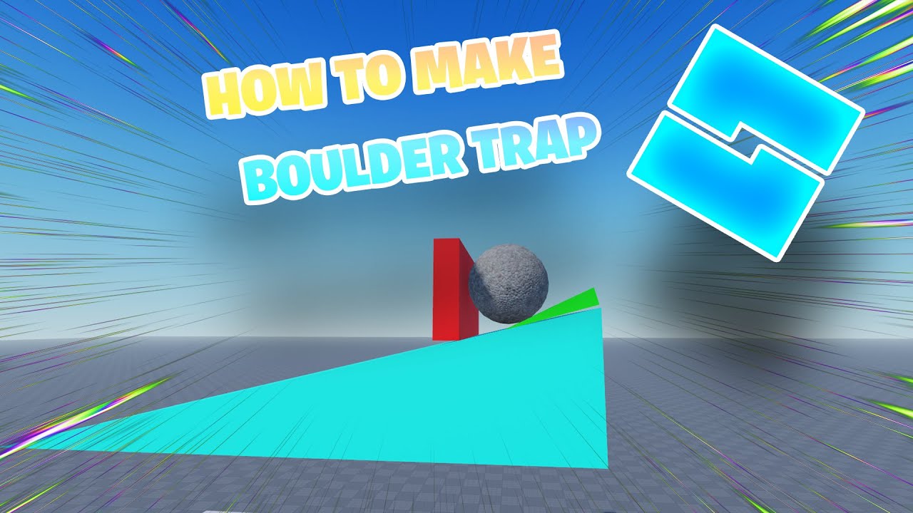 How To Create A Boulder Trap In Roblox Studio - YouTube