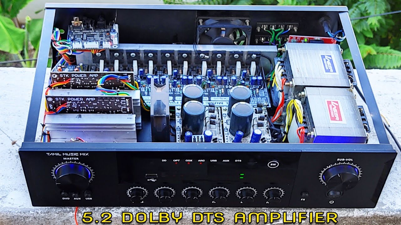 5.2 FULL SET POWER AMPLIFIERS FOR HOME USE / DUAL SUBWOOFER / DUAL ...