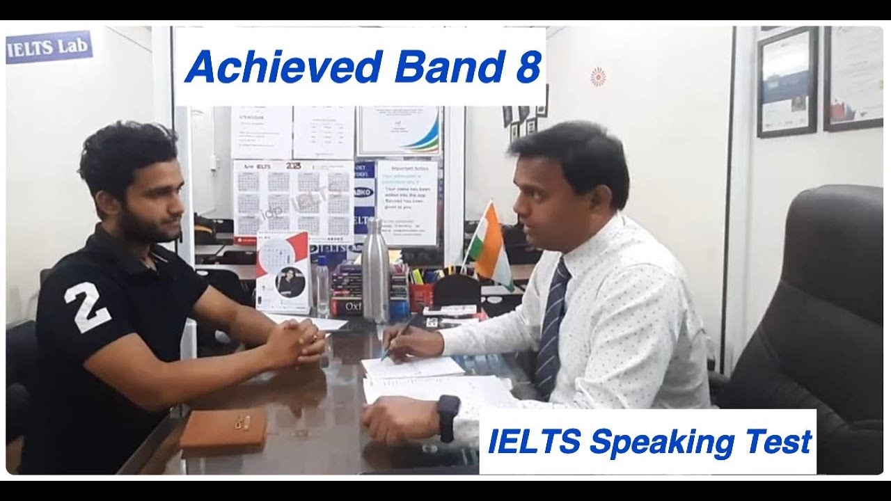 IELTS Speaking Test 8 band with evaluation - YouTube