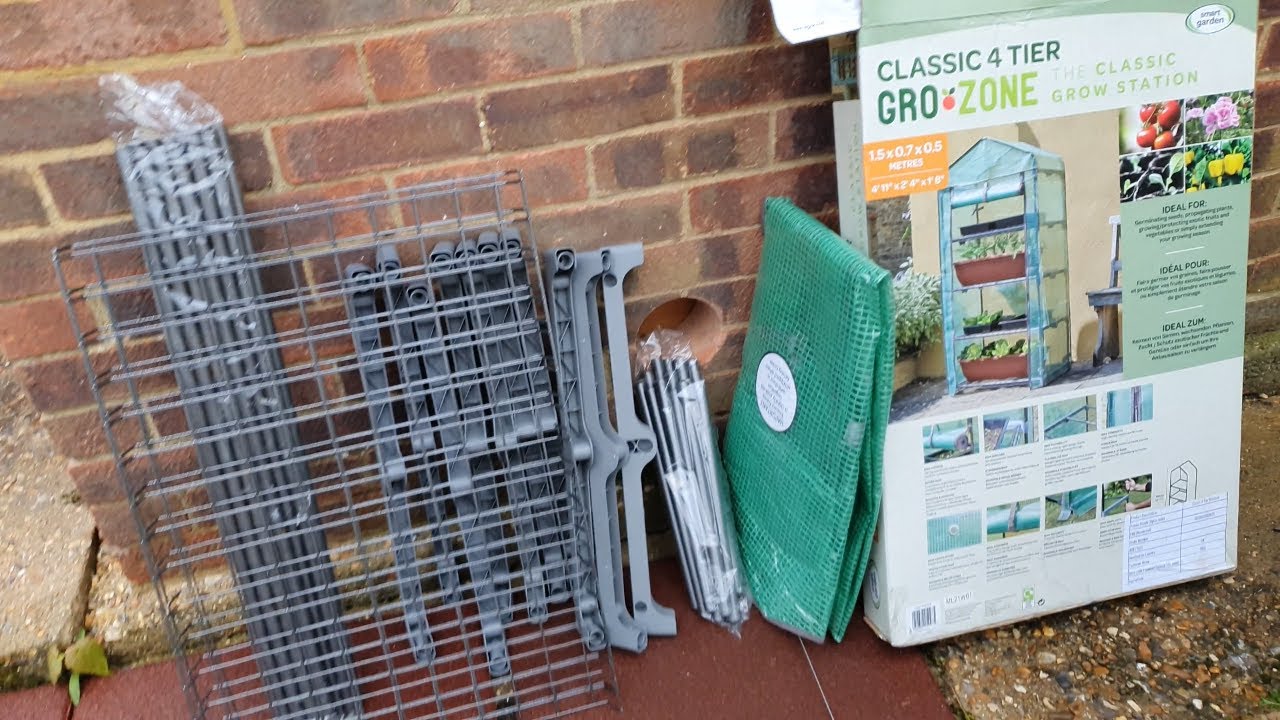 Classic 4 Tier GroZone The Classic Grow Station from LIDL - YouTube
