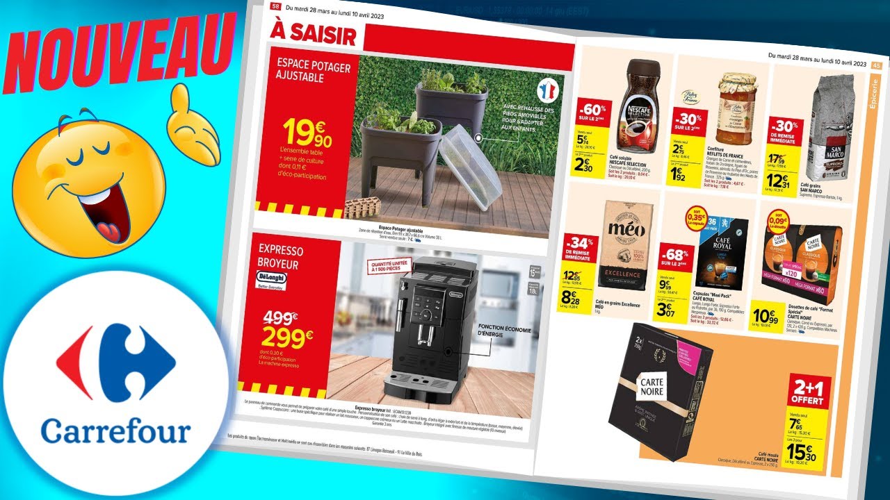 catalogue CARREFOUR du 28 mars au 10 avril 2023 CAFÉ CARTE NOIRE - PUB ...