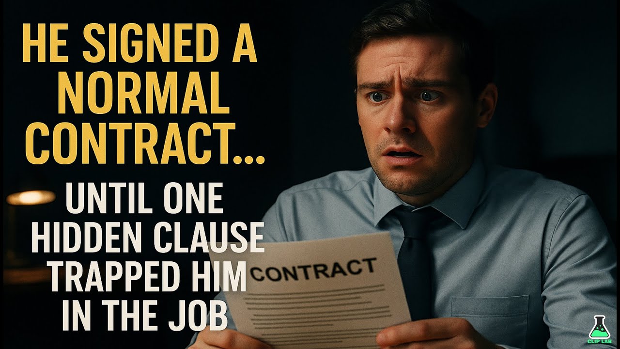 He Signed a NORMAL Contract… Then Found a TERRIFYING Hidden Clause 😳📄 ...