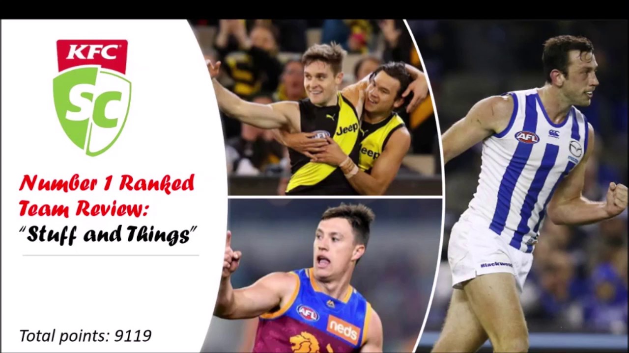 AFL SuperCoach 2020 - Number 1 Ranked Team Review: Round 4 - YouTube