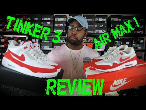 AIR JORDAN 3 "TINKER AIR MAX 1" FULL AND DETAILED REVIEW!! - YouTube