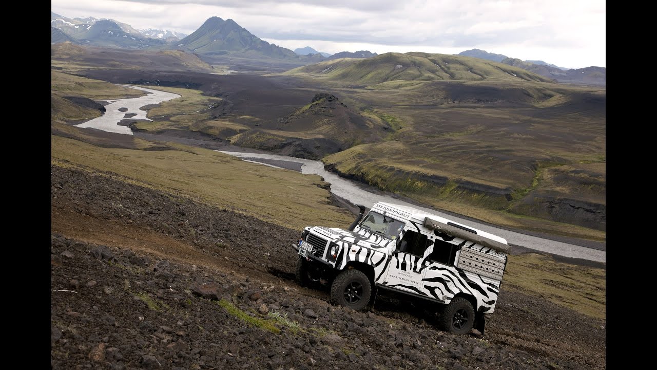 Land rover Defender off road drive Iceland 2013 - YouTube