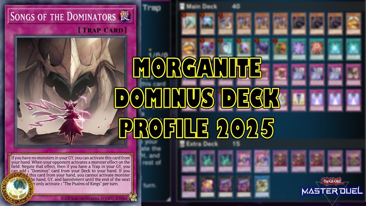 Morganite Dominus STUN Deck Profile 2025 | Yu-Gi-Oh! Master Duel - YouTube