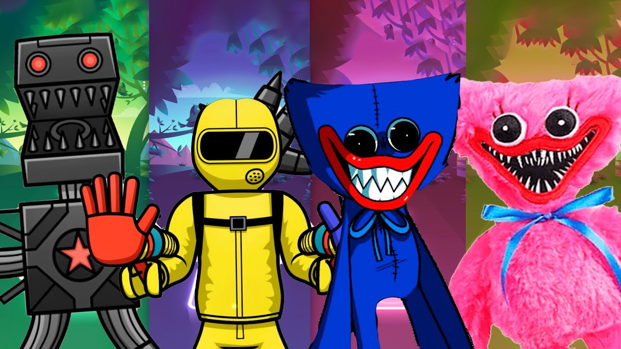 Robot Boxy Boo (Belinda Says) x The Player (F.N.F.) x Huggy Wuggy x ...
