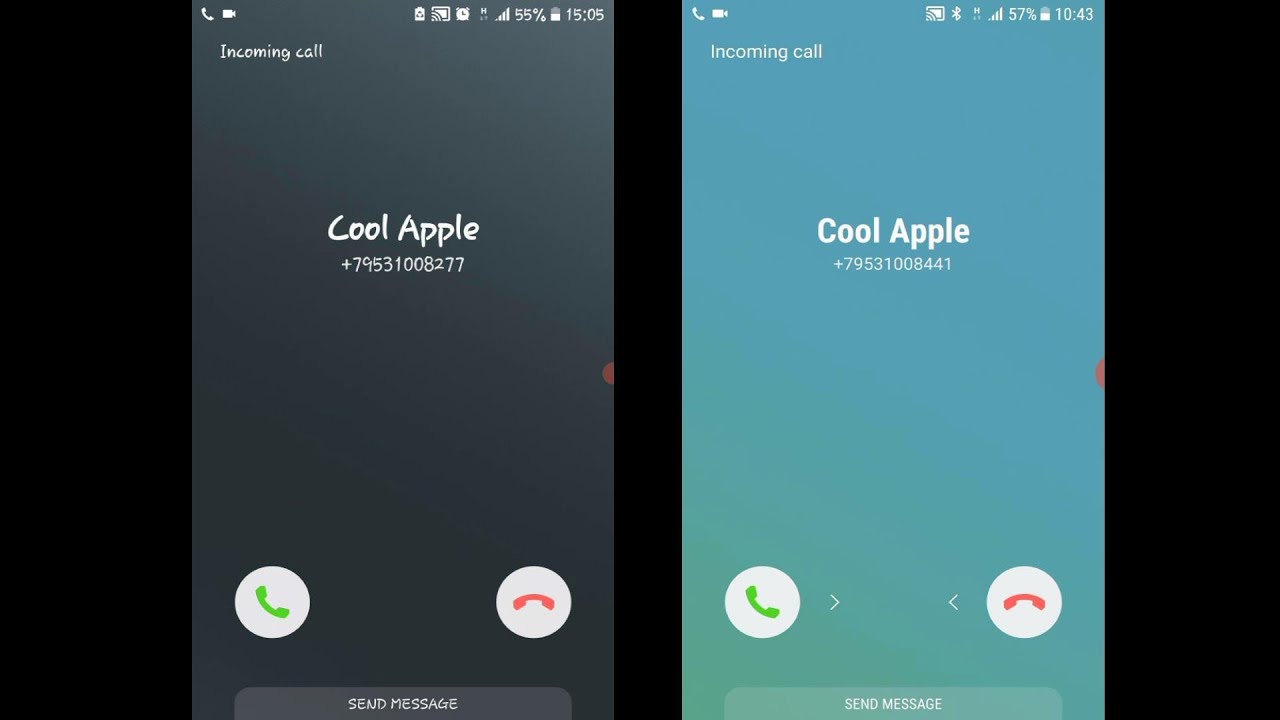 Mix Samsung Galaxy S6 vs S6 Edge screen recorder/Incoming calls - YouTube