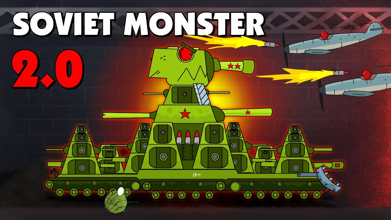 Soviet Monster 2.0 - Cartoons about tanks - YouTube