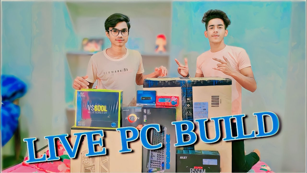 LIVE GAMING PC BUILD | RYZEN 5 5600G - YouTube