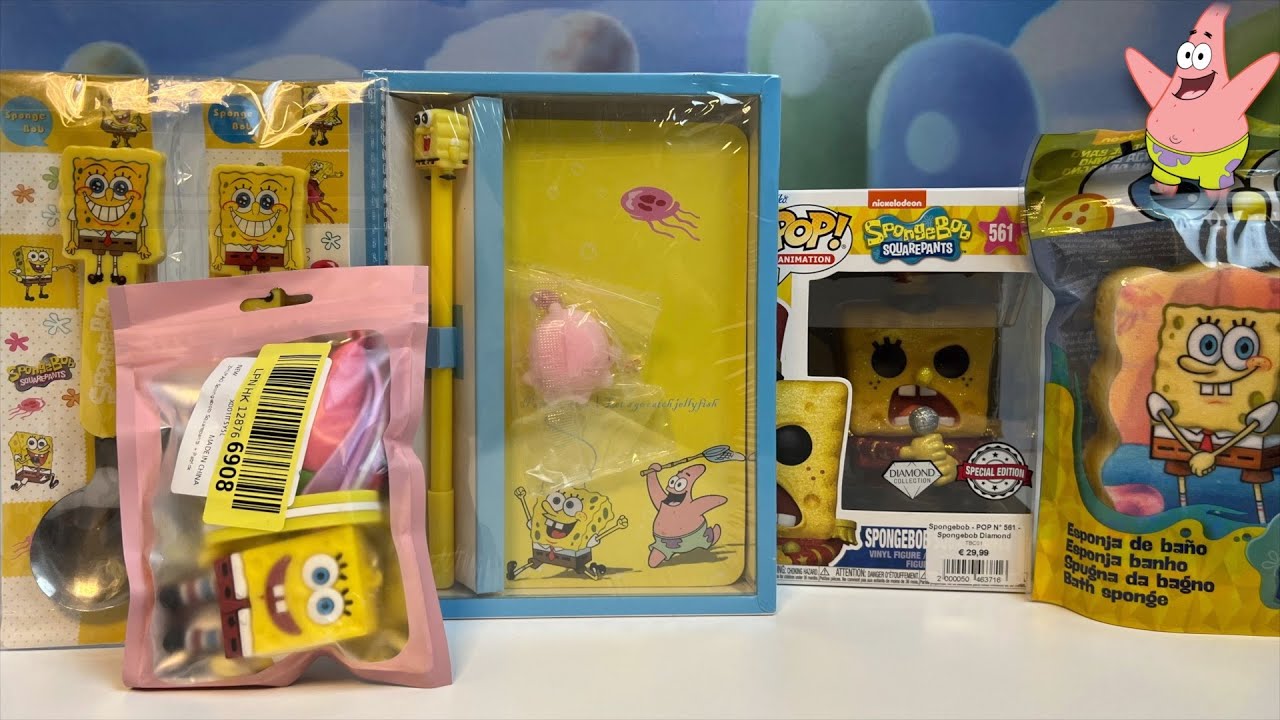 Spongebob SquarePants DIAMOND Collection unboxing Review l ASMR l Mr ...