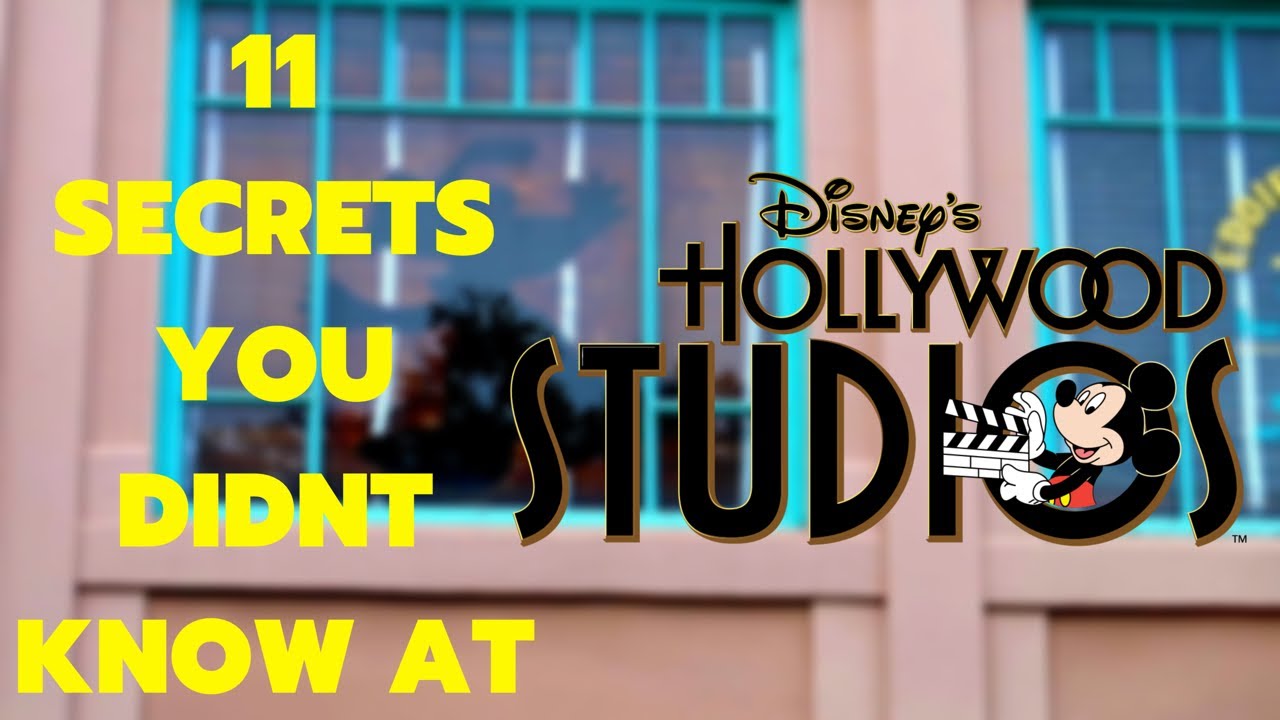 11 Hidden Secrets You (Probably) Didn’t Know At Hollywood Studios - YouTube