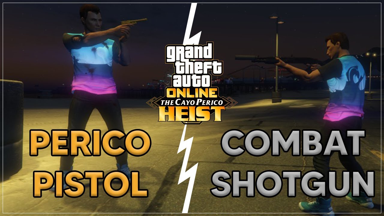 How to get the PERICO PISTOL and COMBAT SHOTGUN in the Cayo Perico ...