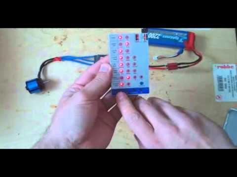 how to program esc with programming card m - YouTube
