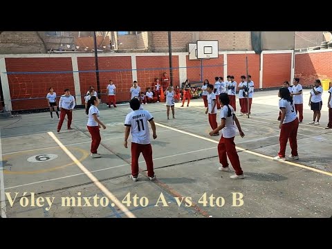 IE. LAF 2024: Olimpiada alboradina Vóley mixto: 4to "A" vs 4to "B", 28 ...