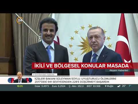 Katar Emiri Şeyh Temim, Başkan Erdoğan'la görüşmek üzere Türkiye'ye geliyor