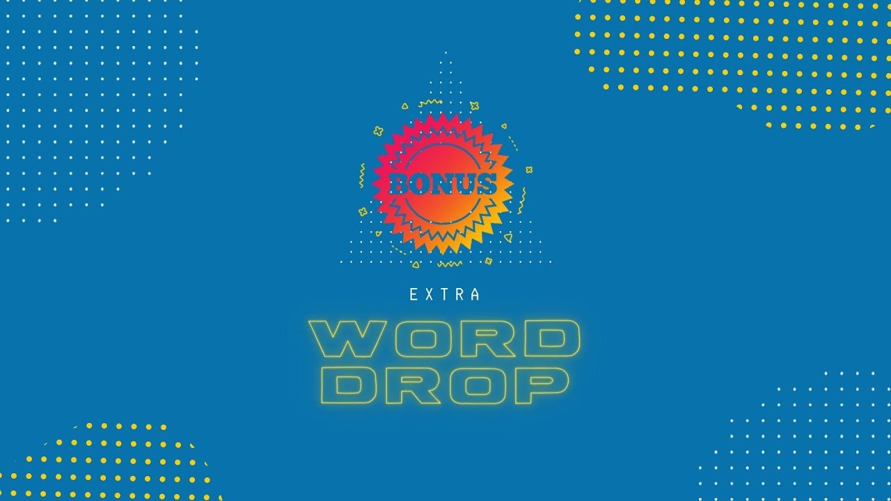 2021-1207《Word Drop》 - YouTube