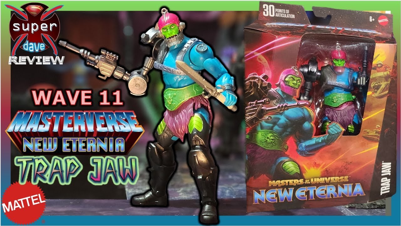 New Eternia Trap Jaw Wave 11 Masterverse Review - YouTube