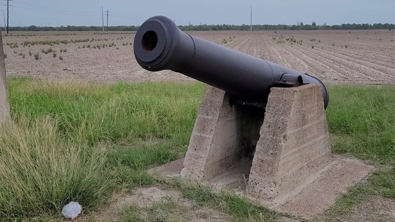 Texas historical marker on Military Highway east of Santa Maria, Texas ...