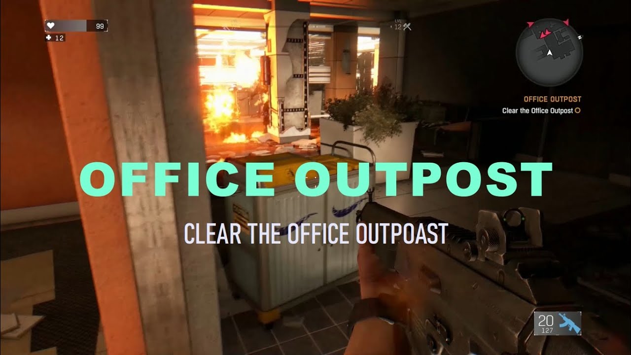DYING LIGHT OFFICE OUTPOST - YouTube