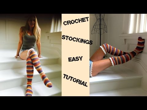 Boho Chic Crochet Stockings Tutorial