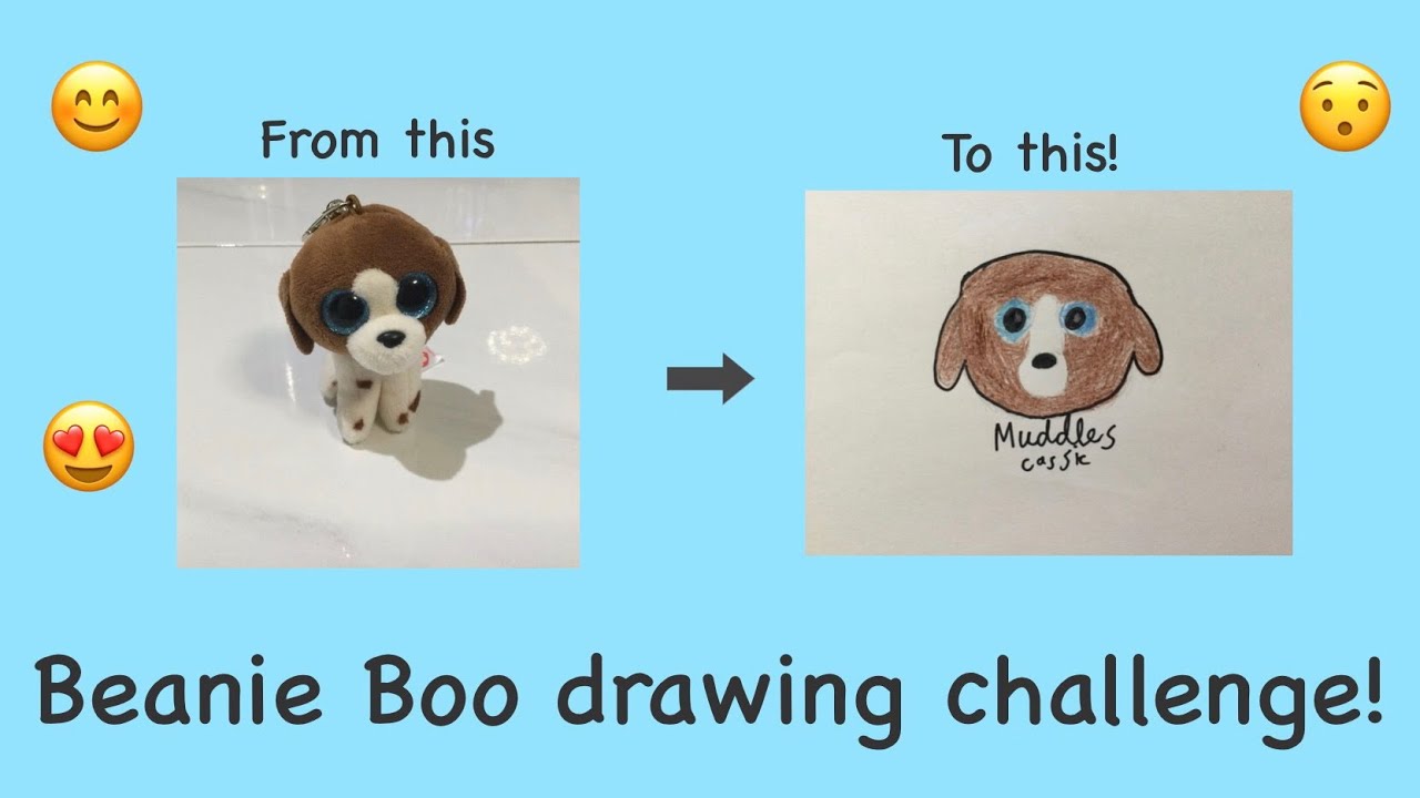 Beanie boo drawing challenge! - YouTube