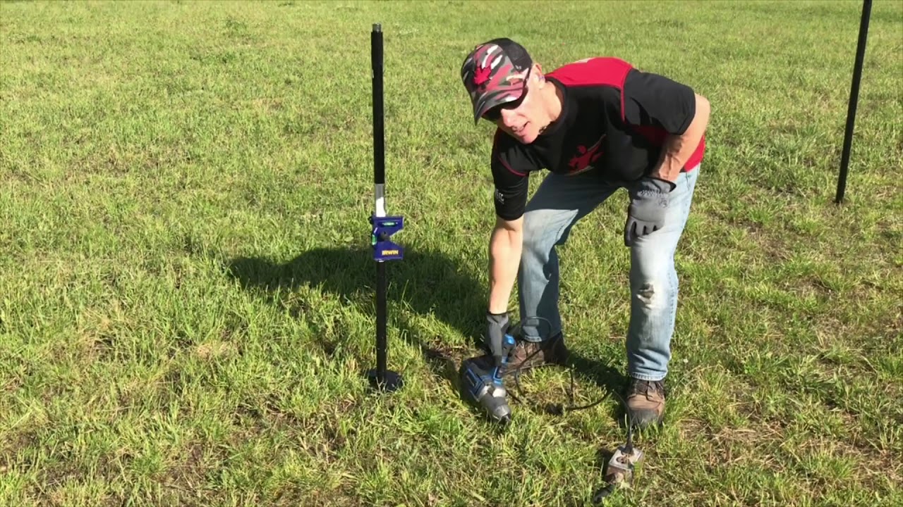 Amazing Pylex Screwpost System for Chainlink Fencing - YouTube