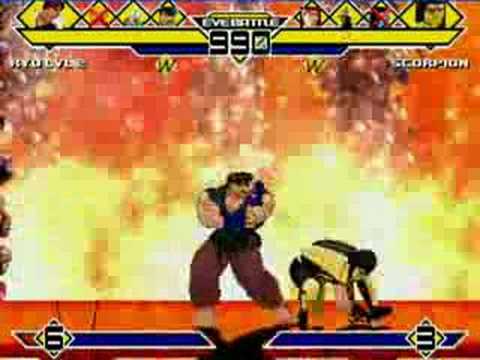 mortal kombat vs street fighter 2