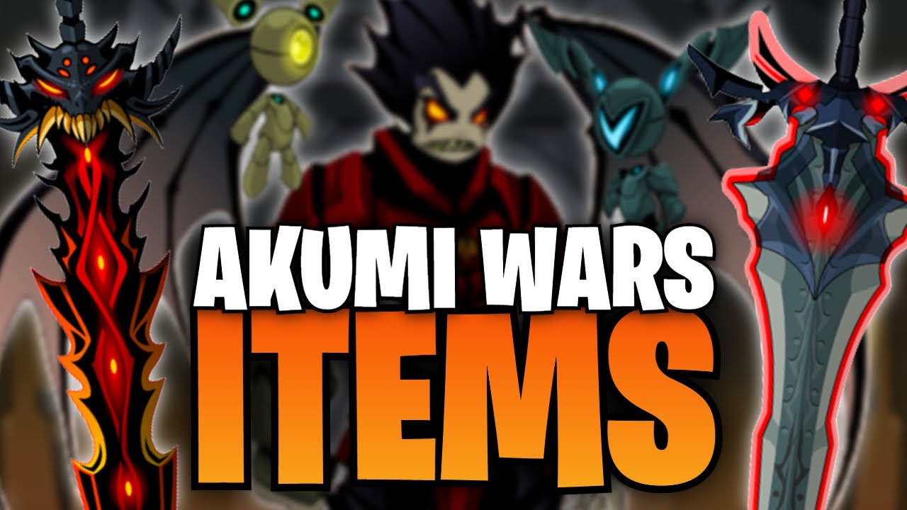 Akumi Wars Items IN AQWorlds! - YouTube