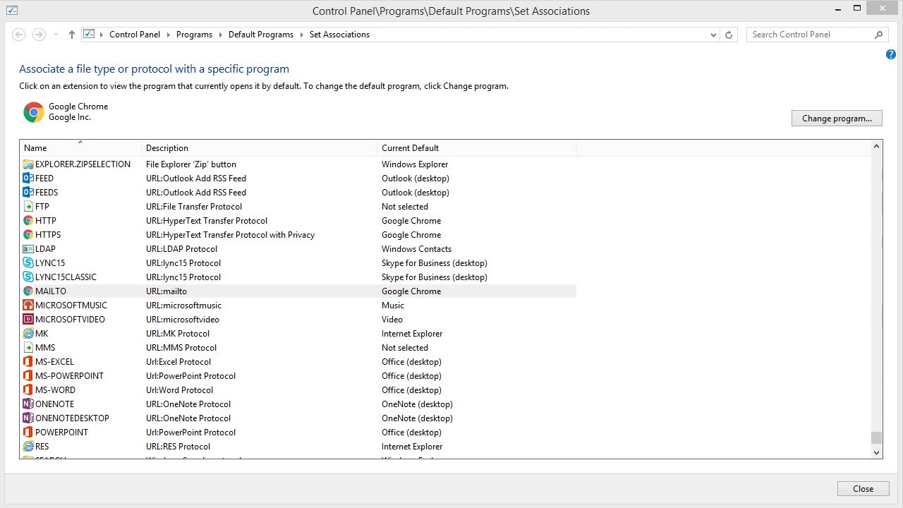 Fixing mailto Problem on Windows 8 - YouTube