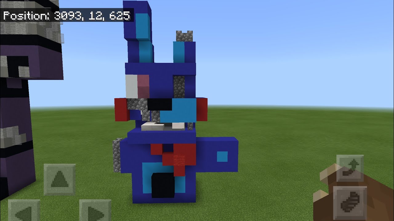 Minecraft Statue Tutorial: Withred Bon Bon (FNaF VR) - YouTube