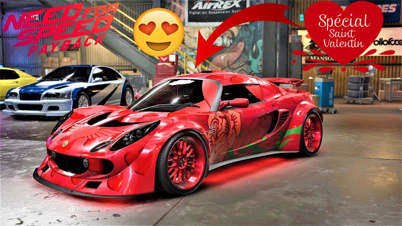 NFS Payback Poursuite Boost moteur Lotus Exige S spéciale St Valentin+ ...