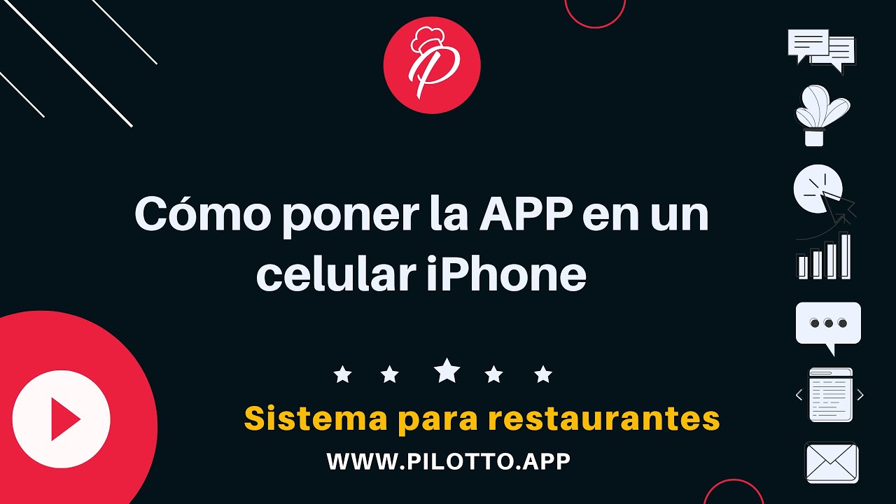Cómo poner la APP en un celular iPhone - YouTube