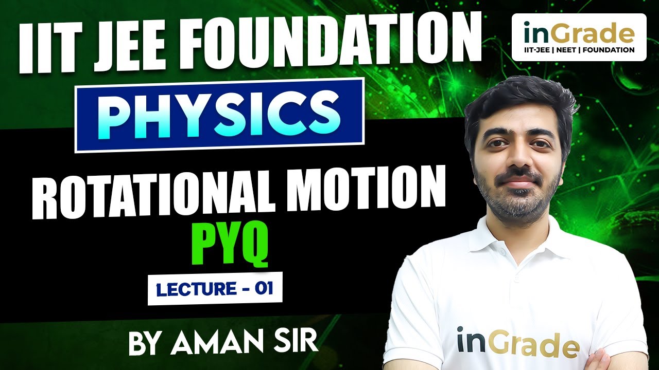IIT JEE 2026 Physics – Rotational Motion | PYQ | Lecture 2 | by Aman ...
