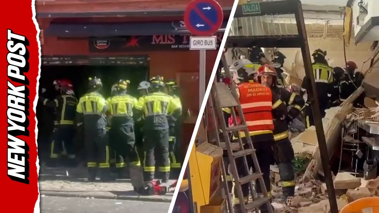 Gas EXPLOSION Injures Dozens in Spain - YouTube