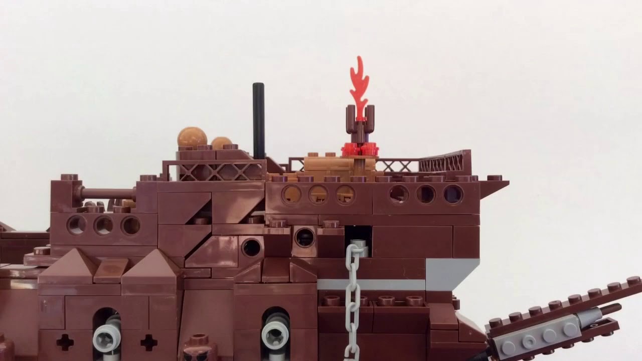 Lepin Lego Flying Dutchman stop motion build - YouTube
