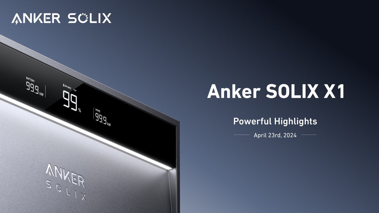 Anker SOLIX X1 Launch Highlights - YouTube